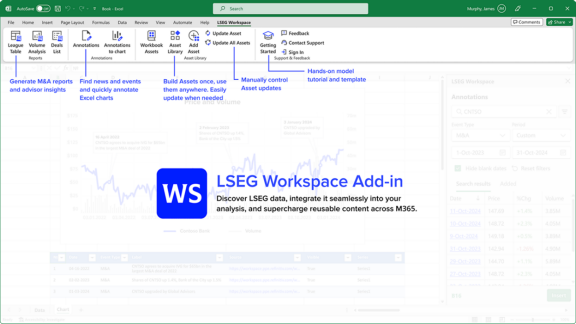 LSEG launches Workspace Add-in for Excel and PowerPoint | Data Analytics