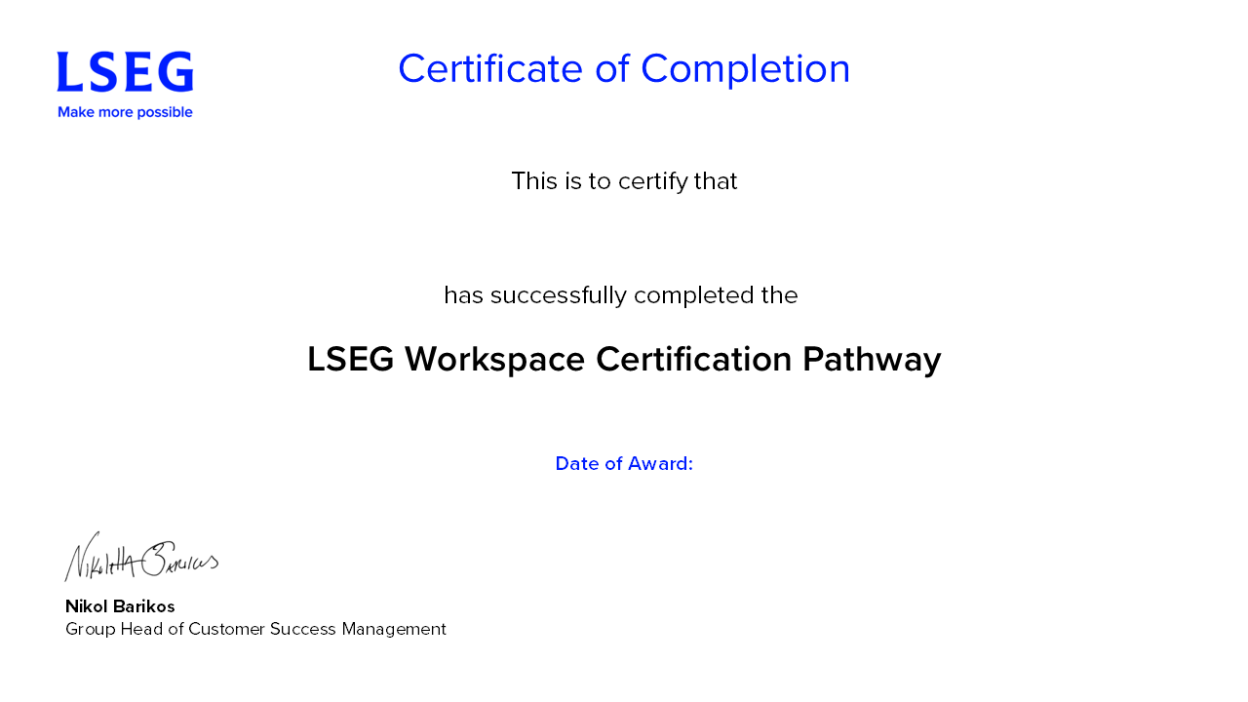 LSEG Workspace | LSEG