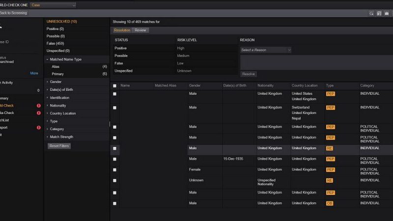 World-Check One KYC Verification and Customer Screening Platform | LSEG