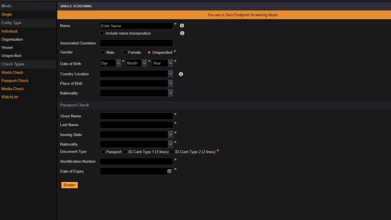 World-Check One KYC Verification and Customer Screening Platform | LSEG