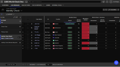 World-Check One: KYC Screening Solutions | LSEG