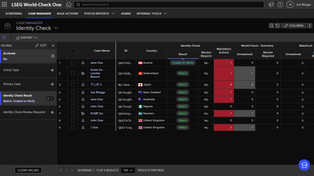 World-Check One: KYC Screening Solutions | LSEG